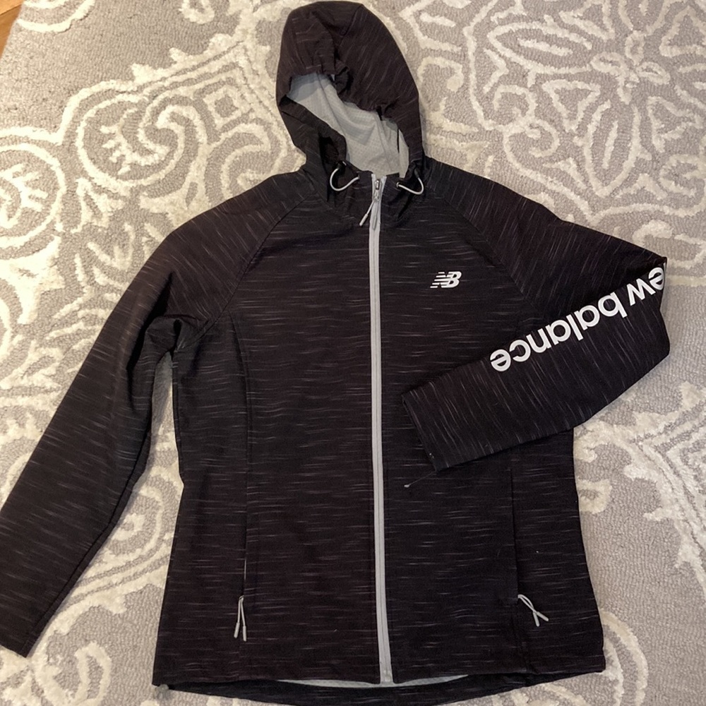 New Balance Running Jacket Dark Purple Size L Euc - Gem